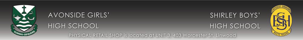 Avonside Girls' & Shirley Boys' High School Uniform Shop